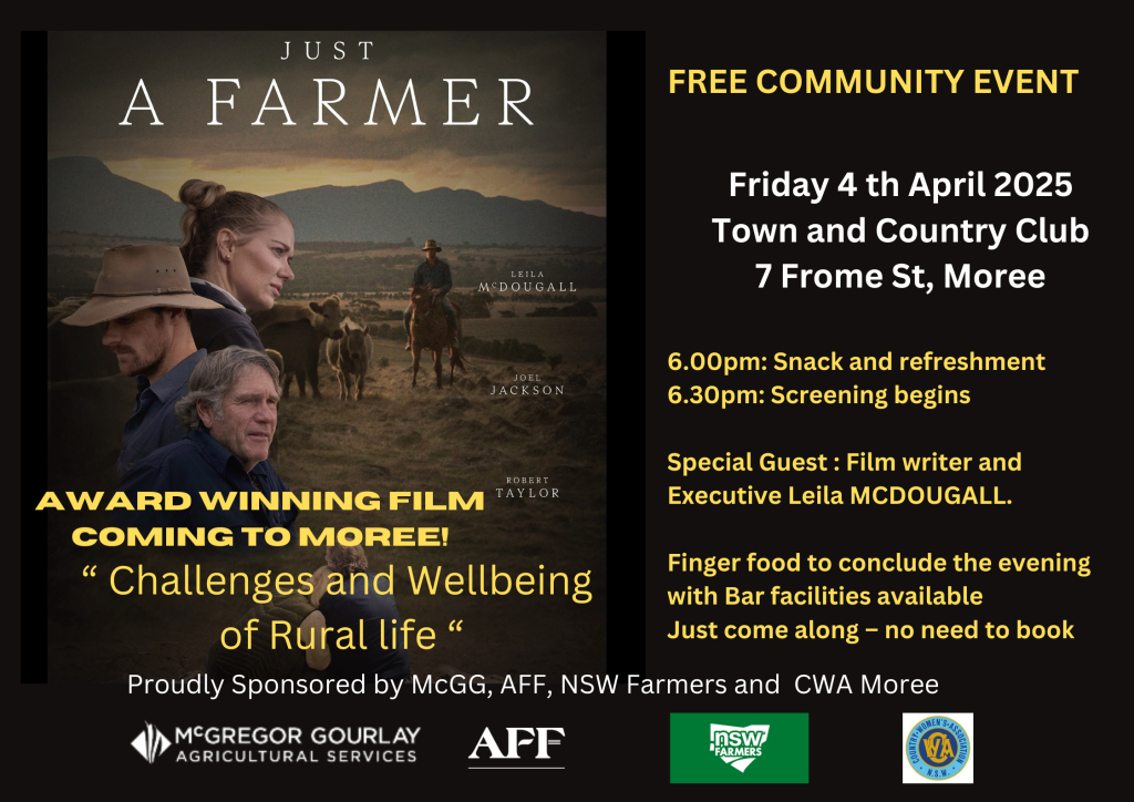 Important film Just a Farmer screening in Moree at free event - Moree ...